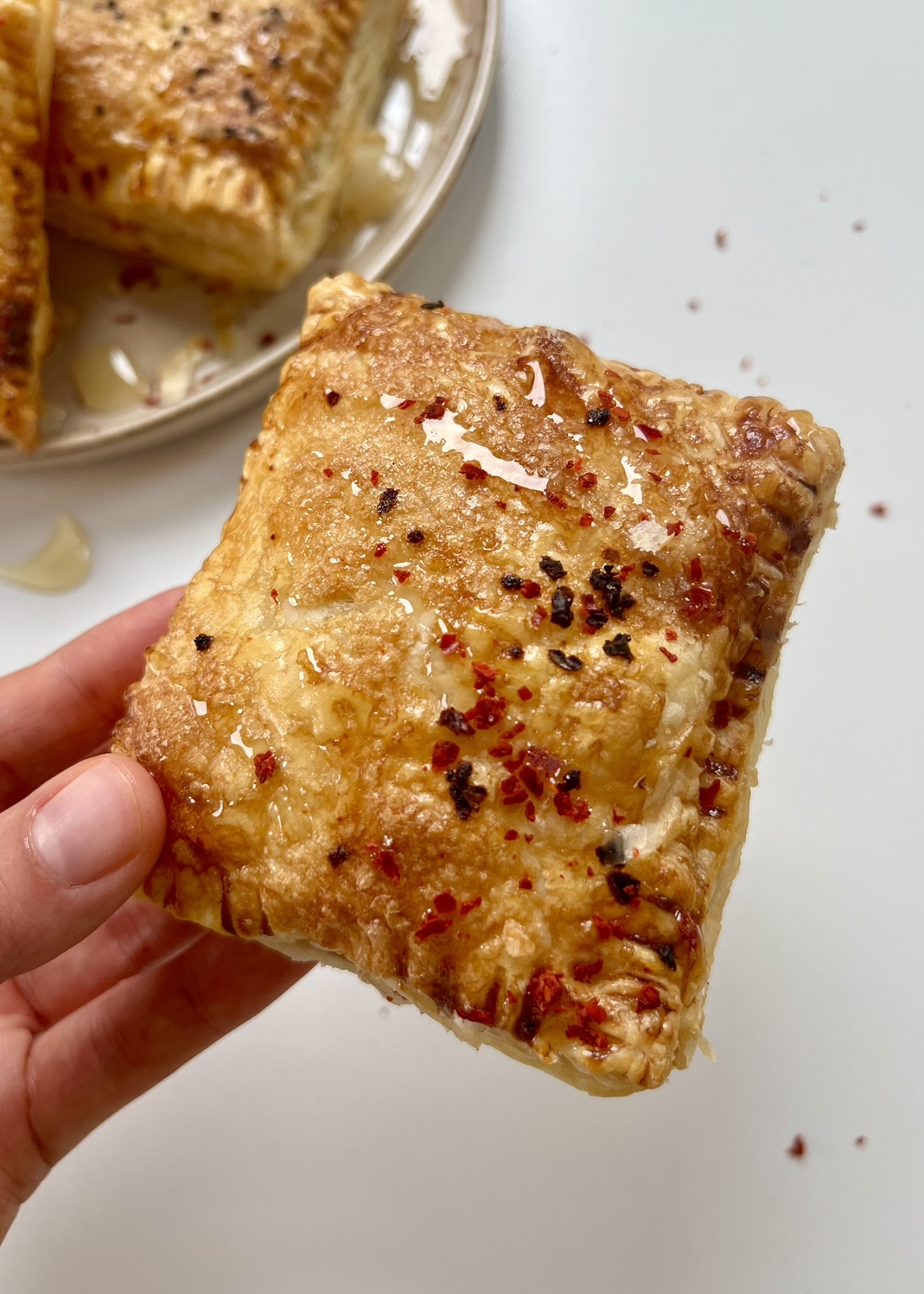 Hot Honey Fruit Pastries | Myriad Recipes