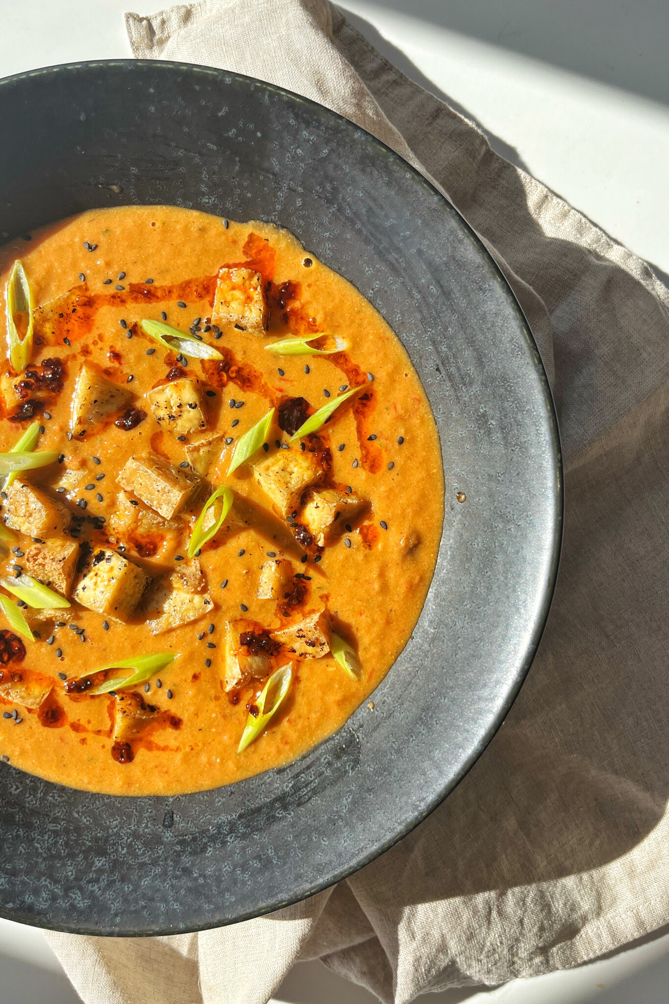 Tofu Tomato Soup - Myriad Recipes