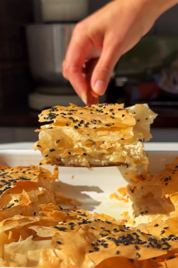 Tiropita (Greek Cheese Pie) - Myriad Recipes