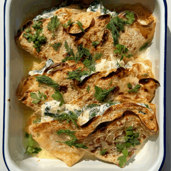 Cheesy Crespelle - Myriad Recipes