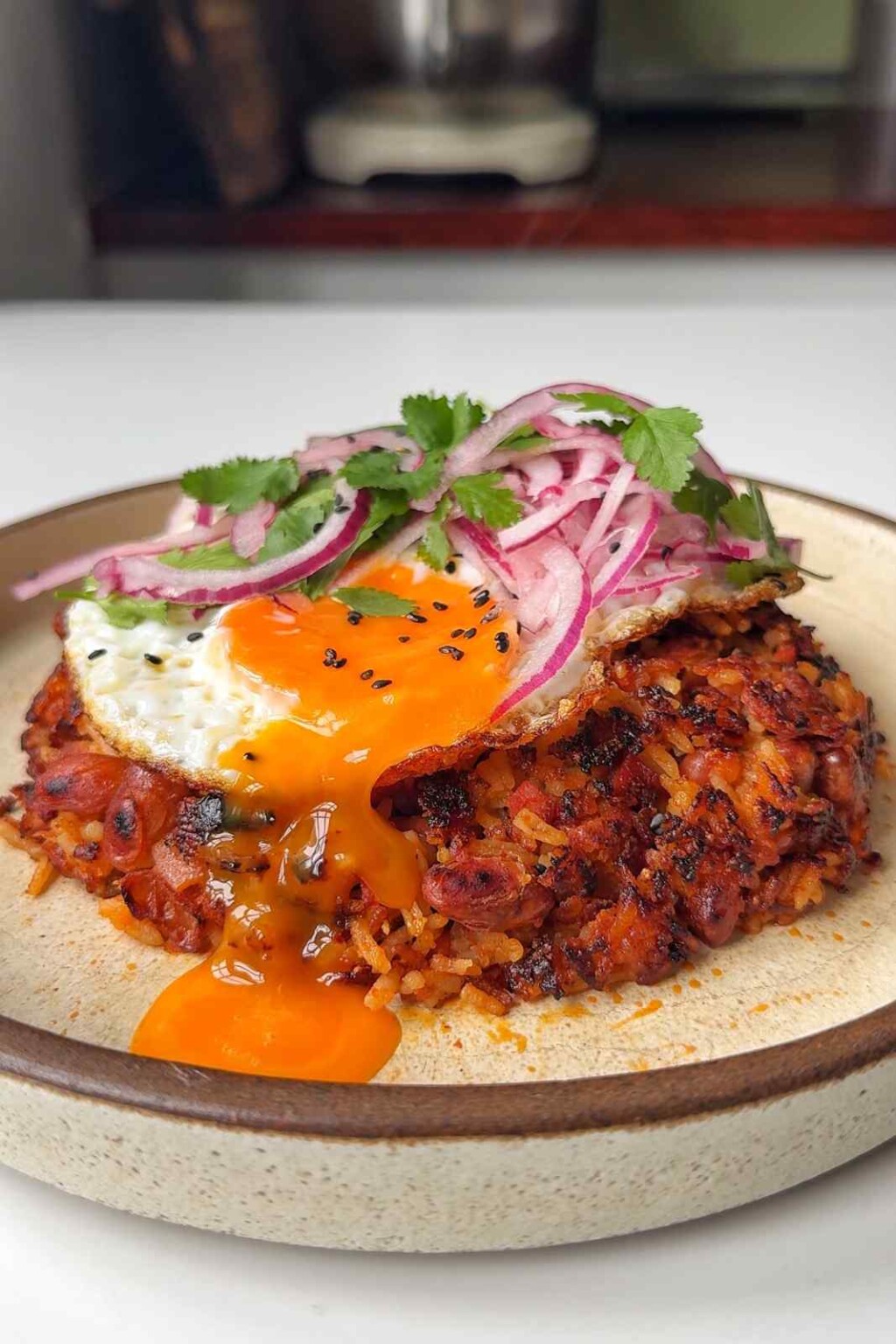 Easy Peruvian Beans and Rice (Tacu Tacu) | Myriad Recipes